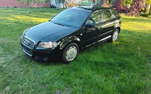 Black Audi A3 2007 in Marijampole, with an engine capacity of 1.90 L and mileage of 259 thousand km for 2500 €, photo 3 on AUTOMOTO.COM.LV
