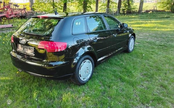 Melns Audi A3 2007 Marijampole, ar dzinēja tilpumu 1.90 L un nobraukumu 259 tūkst. km par 2500 €, foto 7 vietnē AUTOMOTO.COM.LV