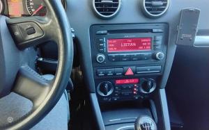 Black Audi A3 2007 in Marijampole, with an engine capacity of 1.90 L and mileage of 259 thousand km for 2500 €, photo 16 on AUTOMOTO.COM.LV