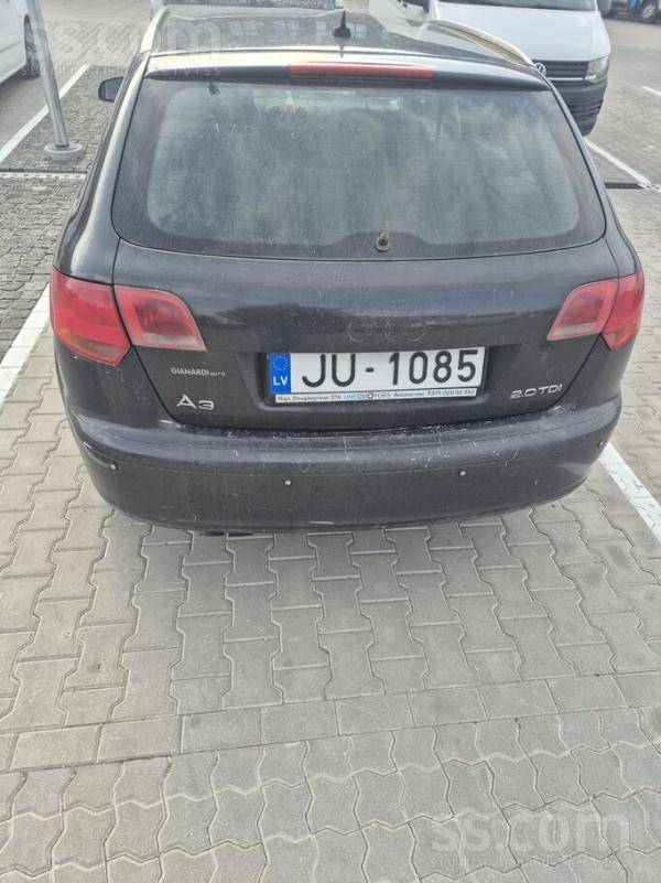 Audi A3 2007 Rīga vietnē Melns Audi A3 2007 Rīga, ar dzinēja tilpumu 2.00 L un nobraukumu 350 tūkst. km par 1700 €, foto 4 vietnē AUTOMOTO.COM.LV