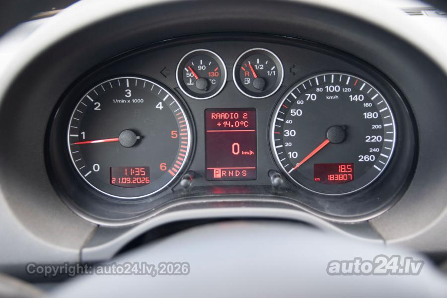 Melns Audi A3 2007 Tartu, ar dzinēja tilpumu 2.00 L un nobraukumu 184 tūkst. km par 2300 €, foto 9 vietnē AUTOMOTO.COM.LV