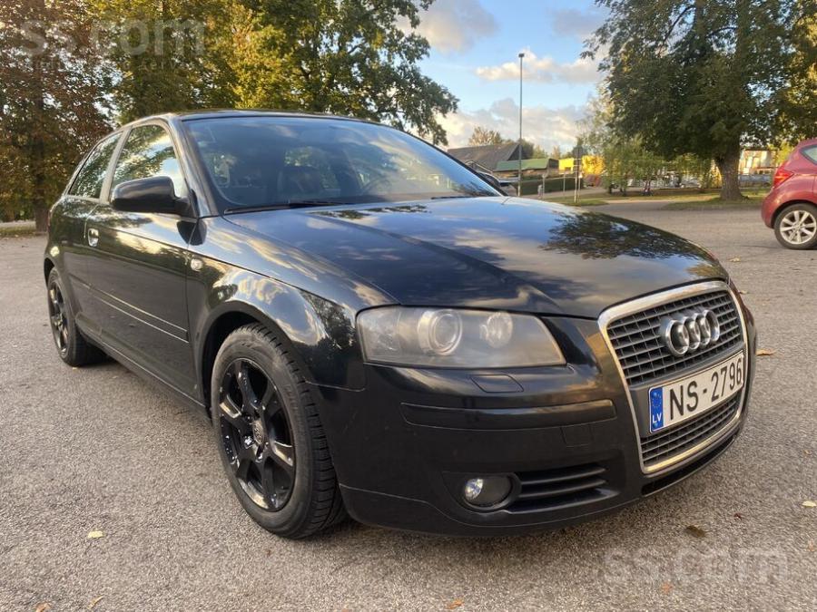 Black Audi A3 2007 in Ogre, with an engine capacity of 1.80 L and mileage of 364 thousand km for 1800 €, photo 3 on AUTOMOTO.COM.LV