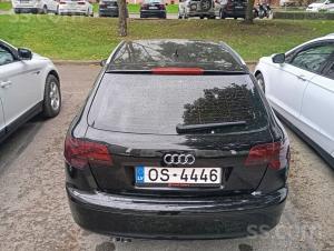 Black Audi A3 2007 in Riga, with an engine capacity of 2.00 L and mileage of 275 thousand km for 3550 €, photo 6 on AUTOMOTO.COM.LV