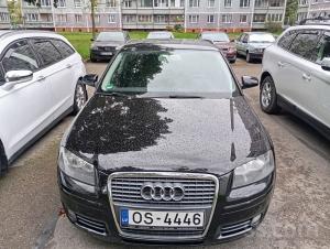 Black Audi A3 2007 in Riga, with an engine capacity of 2.00 L and mileage of 275 thousand km for 3550 €, photo 7 on AUTOMOTO.COM.LV