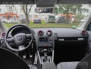 Black Audi A3 2007 in Riga, with an engine capacity of 2.00 L and mileage of 275 thousand km for 3550 €, photo 8 on AUTOMOTO.COM.LV