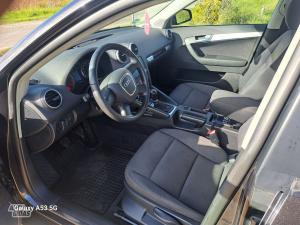 Black Audi A3 2007 in Vilnius, with an engine capacity of 1.40 L and mileage of 259 thousand km for 3500 €, photo 9 on AUTOMOTO.COM.LV