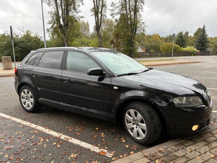 Черный Ауди А3 2007 в Валмиера, объемом двигателя 2.00 л и пробегом 289 тыс. км за 4350 €, фото 14 на AUTOMOTO.COM.LV