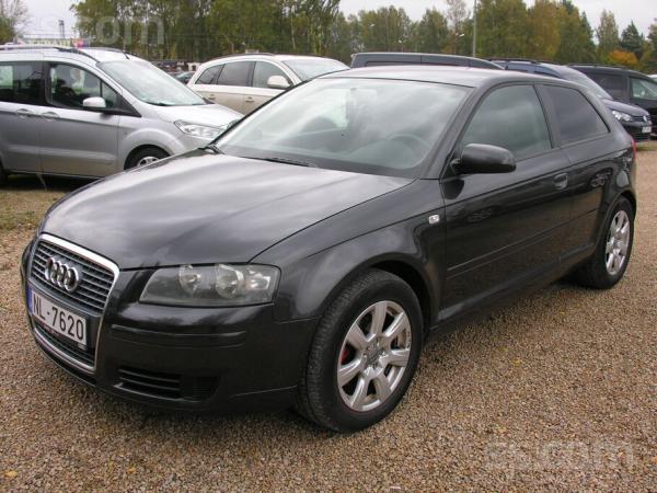 Audi A3 2007 in Riga on AUTOMOTO.COM.LV Black Audi A3 2007 in Riga, with an engine capacity of 2.00 L and mileage of 0 thousand km for 2950 €, photo 1 on AUTOMOTO.COM.LV