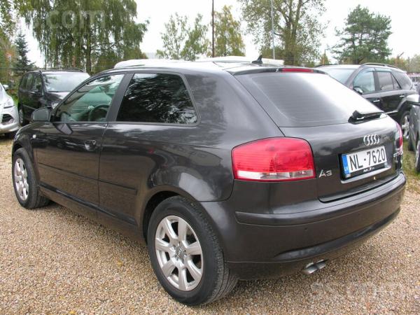 Audi A3 2007 in Riga on AUTOMOTO.COM.LV Black Audi A3 2007 in Riga, with an engine capacity of 2.00 L and mileage of 0 thousand km for 2950 €, photo 5 on AUTOMOTO.COM.LV