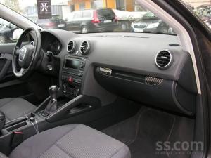 Black Audi A3 2007 in Riga, with an engine capacity of 2.00 L and mileage of 0 thousand km for 2950 €, photo 9 on AUTOMOTO.COM.LV