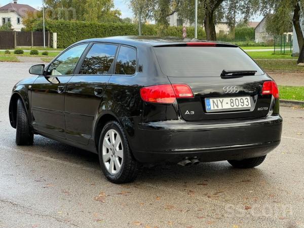 Ауди А3 2007 в Рига на AUTOMOTO.COM.LV Черный Ауди А3 2007 в Рига, объемом двигателя 2.00 л и пробегом 315 тыс. км за 2800 €, фото 4 на AUTOMOTO.COM.LV