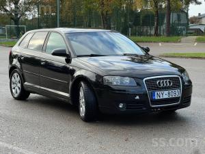 Black Audi A3 2007 in Riga, with an engine capacity of 2.00 L and mileage of 315 thousand km for 2800 €, photo 5 on AUTOMOTO.COM.LV