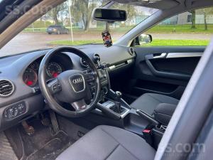 Black Audi A3 2007 in Riga, with an engine capacity of 2.00 L and mileage of 315 thousand km for 2800 €, photo 7 on AUTOMOTO.COM.LV
