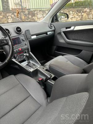 Black Audi A3 2007 in Valmiera, with an engine capacity of 2.00 L and mileage of 289 thousand km for 3950 €, photo 8 on AUTOMOTO.COM.LV