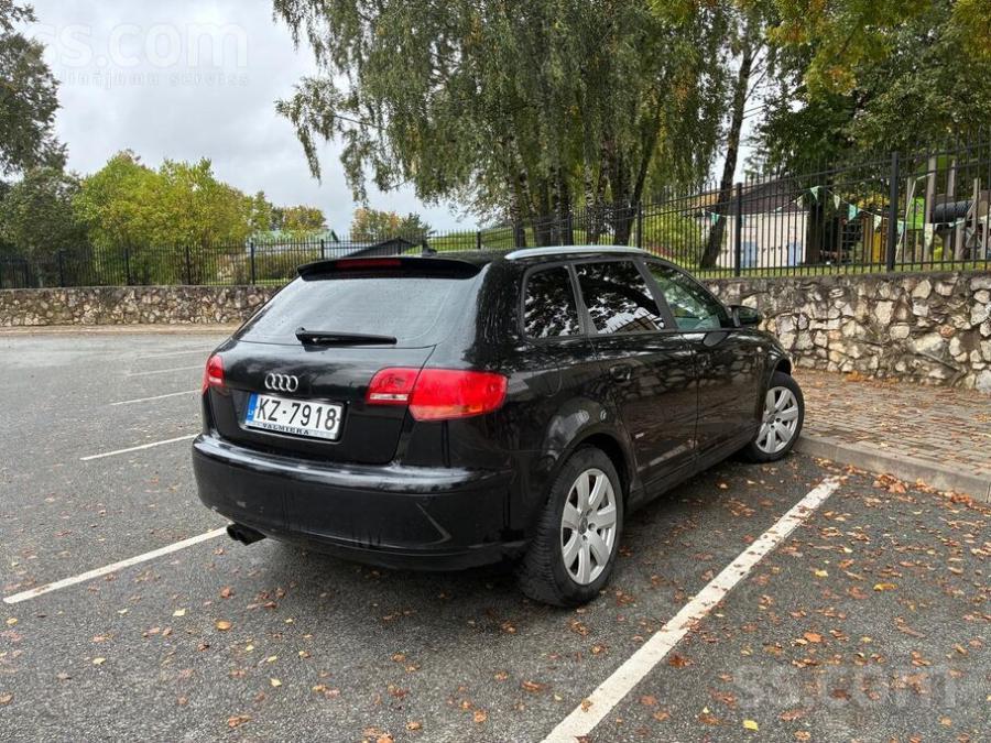 Black Audi A3 2007 in Valmiera, with an engine capacity of 2.00 L and mileage of 289 thousand km for 3950 €, photo 15 on AUTOMOTO.COM.LV