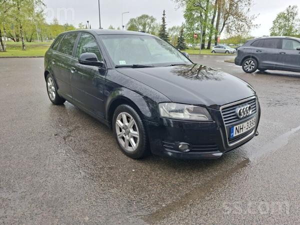 Melns Audi A3 2008 Rīga, ar dzinēja tilpumu 2.00 L un nobraukumu 318 tūkst. km par 5600 €, foto 1 vietnē AUTOMOTO.COM.LV