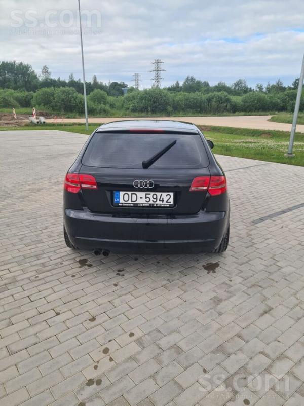Черный Ауди А3 2008 в Гулбене, объемом двигателя 2.00 л и пробегом 294 тыс. км за 4200 €, фото 7 на AUTOMOTO.COM.LV