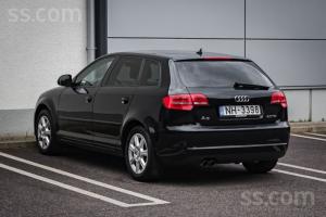 Black Audi A3 2008 in Riga, with an engine capacity of 2.00 L and mileage of 0 thousand km for 6990 €, photo 6 on AUTOMOTO.COM.LV