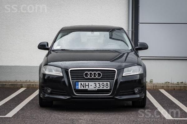 Black Audi A3 2008 in Riga, with an engine capacity of 2.00 L and mileage of 0 thousand km for 6990 €, photo 2 on AUTOMOTO.COM.LV