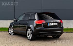 Melns Audi A3 2008 Rīga, ar dzinēja tilpumu 2.00 L un nobraukumu 389 tūkst. km par 4490 €, foto 4 vietnē AUTOMOTO.COM.LV