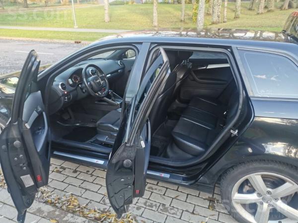 Melns Audi A3 2008 Rīga, ar dzinēja tilpumu 2.00 L un nobraukumu 303 tūkst. km par 4700 €, foto 5 vietnē AUTOMOTO.COM.LV