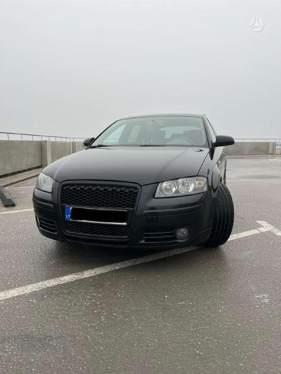 Black Audi A3 2008 in Vilnius, with an engine capacity of 1.90 L and mileage of 302 thousand km for 3050 €, photo 1 on AUTOMOTO.COM.LV