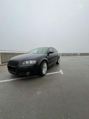 Black Audi A3 2008 in Vilnius, with an engine capacity of 1.90 L and mileage of 302 thousand km for 3050 €, photo 2 on AUTOMOTO.COM.LV