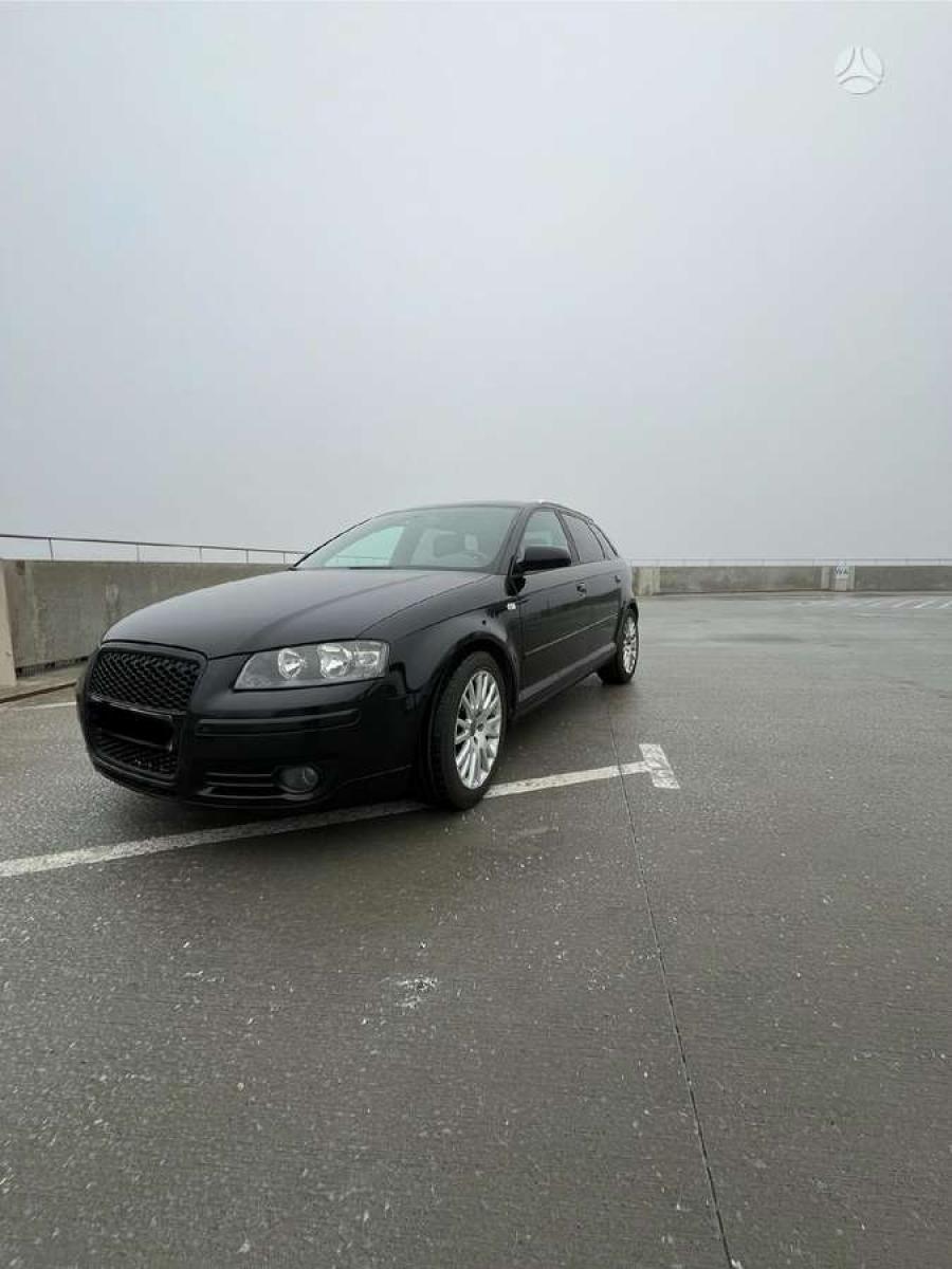 Black Audi A3 2008 in Vilnius, with an engine capacity of 1.90 L and mileage of 302 thousand km for 3050 €, photo 2 on AUTOMOTO.COM.LV