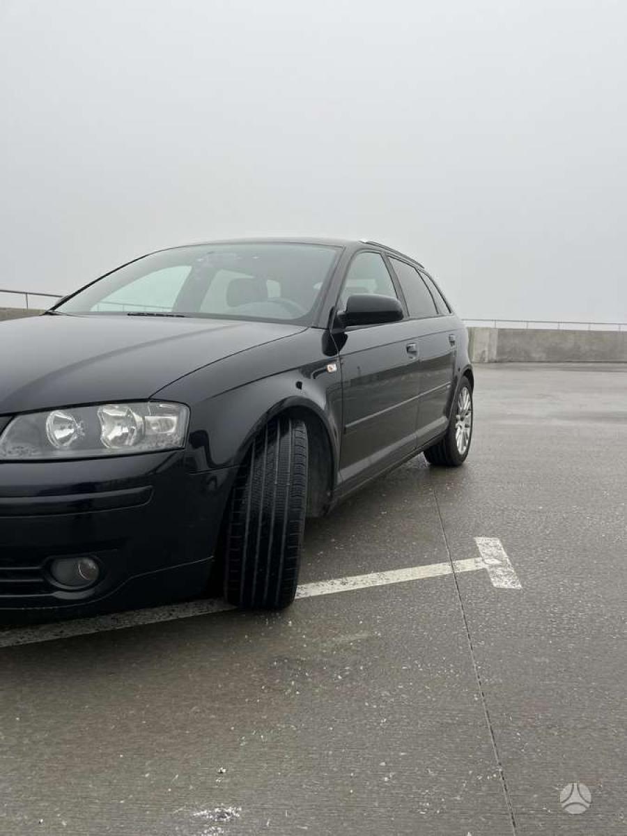 Black Audi A3 2008 in Vilnius, with an engine capacity of 1.90 L and mileage of 302 thousand km for 3050 €, photo 3 on AUTOMOTO.COM.LV