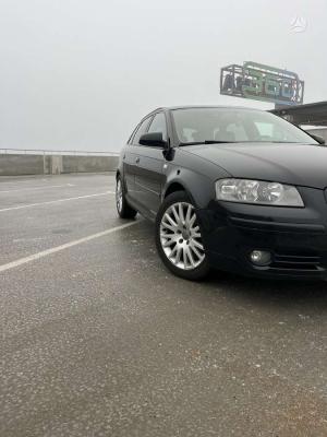 Black Audi A3 2008 in Vilnius, with an engine capacity of 1.90 L and mileage of 302 thousand km for 3050 €, photo 4 on AUTOMOTO.COM.LV