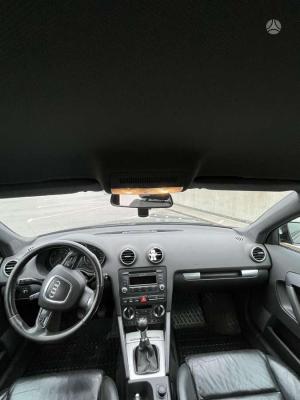 Black Audi A3 2008 in Vilnius, with an engine capacity of 1.90 L and mileage of 302 thousand km for 3050 €, photo 9 on AUTOMOTO.COM.LV