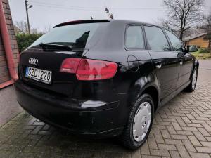 Black Audi A3 2008 in Trakai, with an engine capacity of 2.00 L and mileage of 329 thousand km for 2590 €, photo 8 on AUTOMOTO.COM.LV