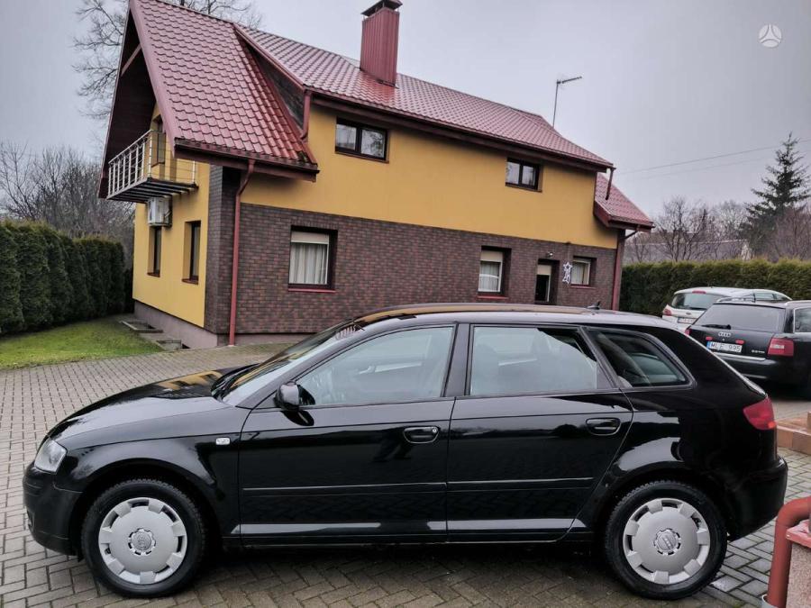 Black Audi A3 2008 in Trakai, with an engine capacity of 2.00 L and mileage of 329 thousand km for 2590 €, photo 11 on AUTOMOTO.COM.LV