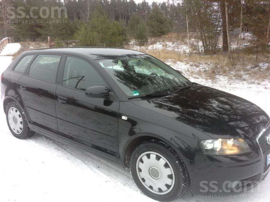 Melns Audi A3 2008 Rēzekne, ar dzinēja tilpumu 1.90 L un nobraukumu 310 tūkst. km par 3450 €, foto 2 vietnē AUTOMOTO.COM.LV