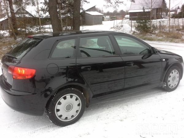 Melns Audi A3 2008 Rēzekne, ar dzinēja tilpumu 1.90 L un nobraukumu 310 tūkst. km par 3450 €, foto 3 vietnē AUTOMOTO.COM.LV