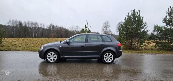 Black Audi A3 2008 in Panevezys, with an engine capacity of 2.00 L and mileage of 378 thousand km for 4500 €, photo 1 on AUTOMOTO.COM.LV