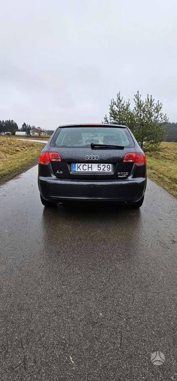 Black Audi A3 2008 in Panevezys, with an engine capacity of 2.00 L and mileage of 378 thousand km for 4500 €, photo 4 on AUTOMOTO.COM.LV