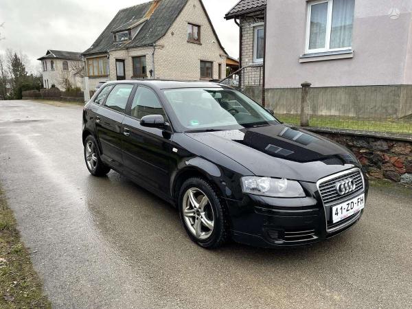Black Audi A3 2008 in Raseiniai, with an engine capacity of 1.60 L and mileage of 196 thousand km for 3200 €, photo 2 on AUTOMOTO.COM.LV