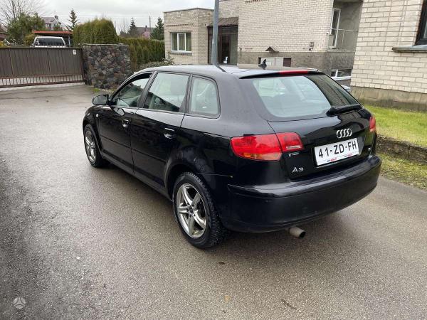 Black Audi A3 2008 in Raseiniai, with an engine capacity of 1.60 L and mileage of 196 thousand km for 3200 €, photo 4 on AUTOMOTO.COM.LV