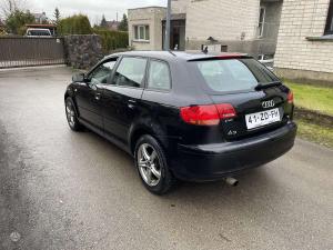 Black Audi A3 2008 in Raseiniai, with an engine capacity of 1.60 L and mileage of 196 thousand km for 3200 €, photo 4 on AUTOMOTO.COM.LV