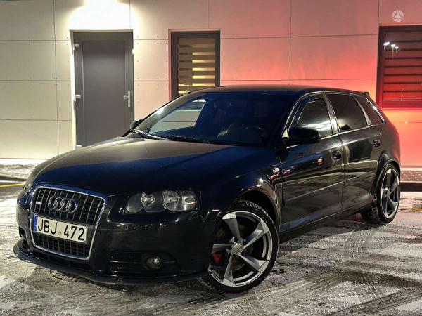 Melns Audi A3 2008 Kauņa, ar dzinēja tilpumu 1.97 L un nobraukumu 323 tūkst. km par 3250 €, foto 2 vietnē AUTOMOTO.COM.LV