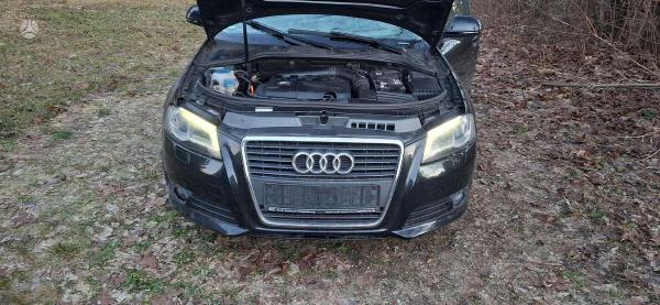 Black Audi A3 2008 in Ukmerge, with an engine capacity of 1.80 L and mileage of 200 thousand km for 2650 €, photo 1 on AUTOMOTO.COM.LV