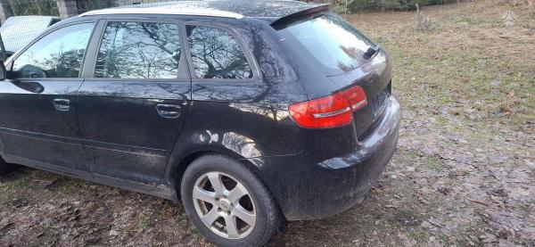 Black Audi A3 2008 in Ukmerge, with an engine capacity of 1.80 L and mileage of 200 thousand km for 2650 €, photo 6 on AUTOMOTO.COM.LV