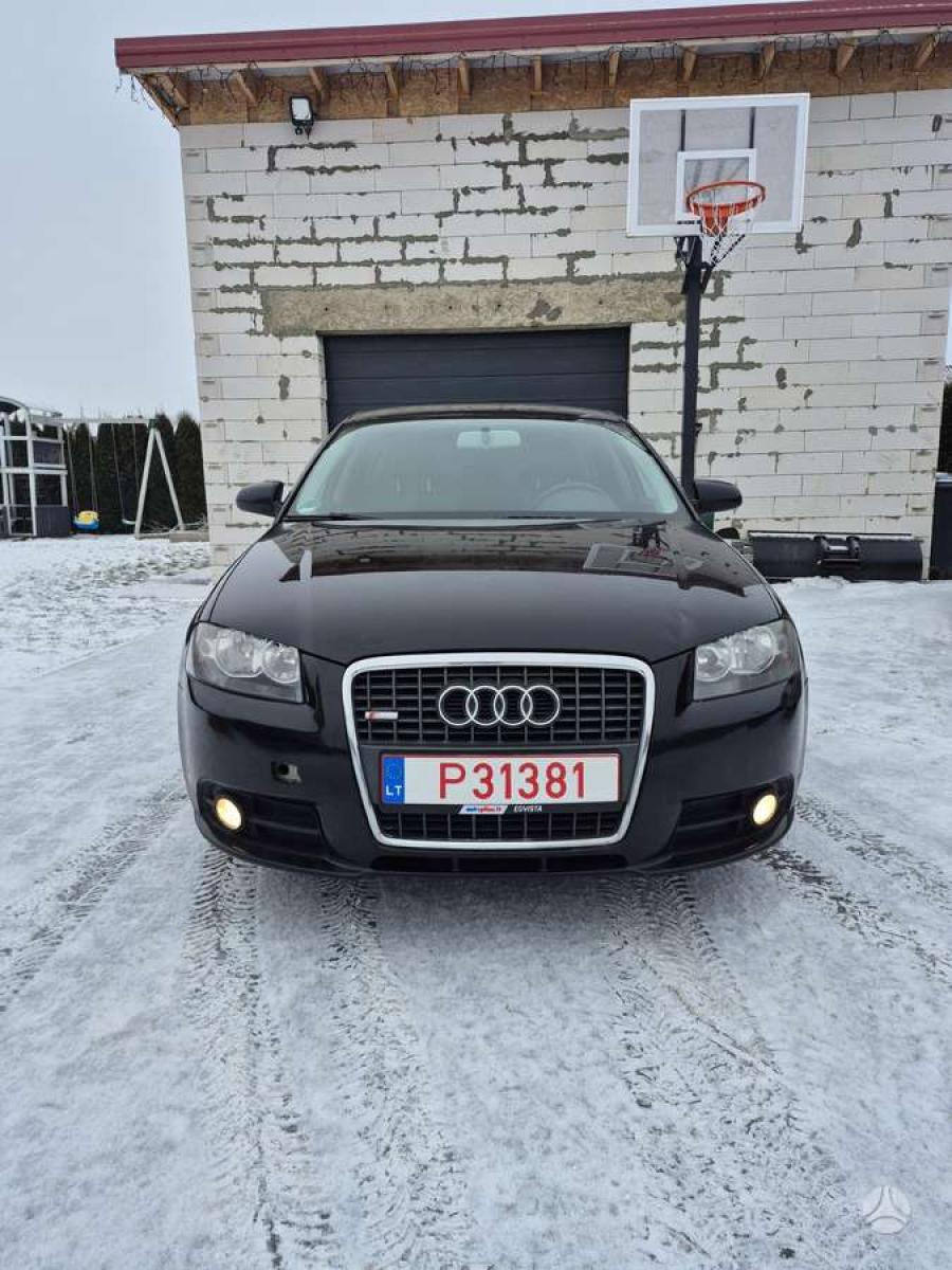 Melns Audi A3 2008 Vilkaviškis, ar dzinēja tilpumu 1.97 L un nobraukumu 239 tūkst. km par 3950 €, foto 1 vietnē AUTOMOTO.COM.LV