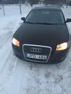 Black Audi A3 2008 in Siauliai, with an engine capacity of 1.90 L and mileage of 310 thousand km for 2577 €, photo  on AUTOMOTO.COM.LV