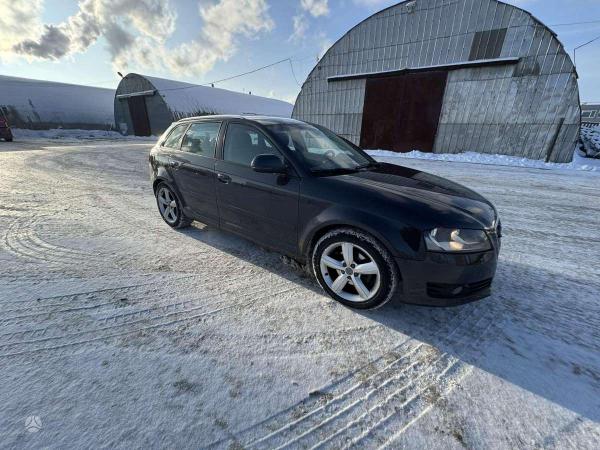 Black Audi A3 2008 in Kaunas, with an engine capacity of 1.97 L and mileage of 278 thousand km for 3750 €, photo 2 on AUTOMOTO.COM.LV