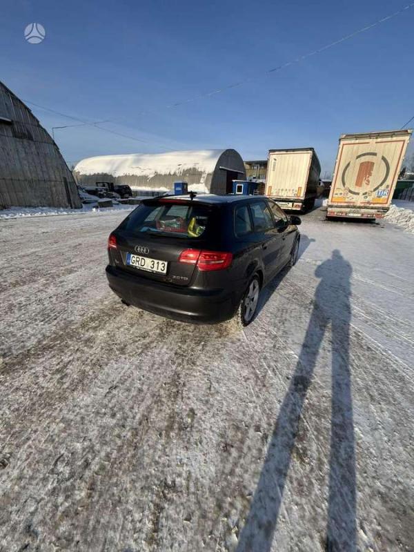 Black Audi A3 2008 in Kaunas, with an engine capacity of 1.97 L and mileage of 278 thousand km for 3750 €, photo 10 on AUTOMOTO.COM.LV
