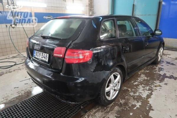 Melns Audi A3 2008 Kauņa, ar dzinēja tilpumu 2.00 L un nobraukumu 390 tūkst. km par 2550 €, foto 3 vietnē AUTOMOTO.COM.LV