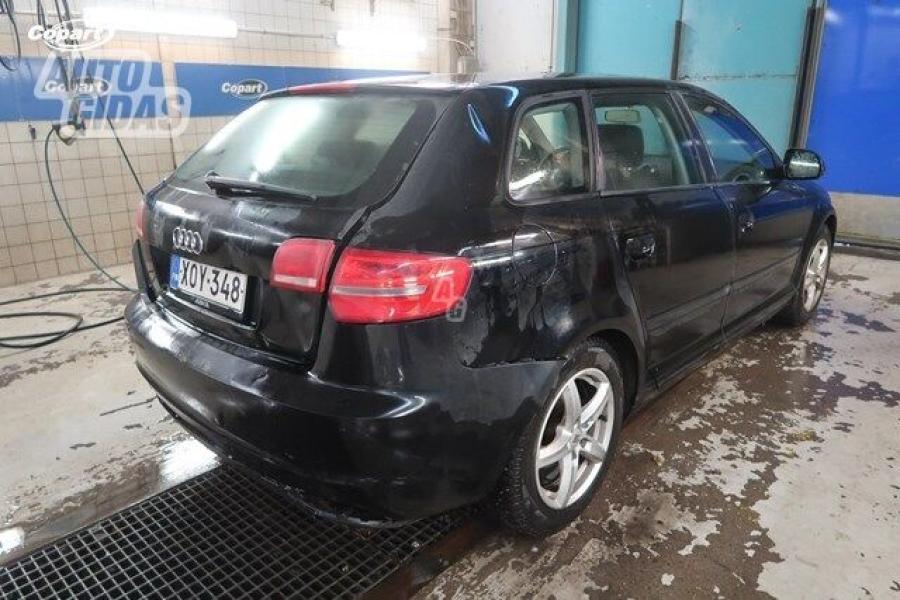 Melns Audi A3 2008 Kauņa, ar dzinēja tilpumu 2.00 L un nobraukumu 390 tūkst. km par 2550 €, foto 3 vietnē AUTOMOTO.COM.LV