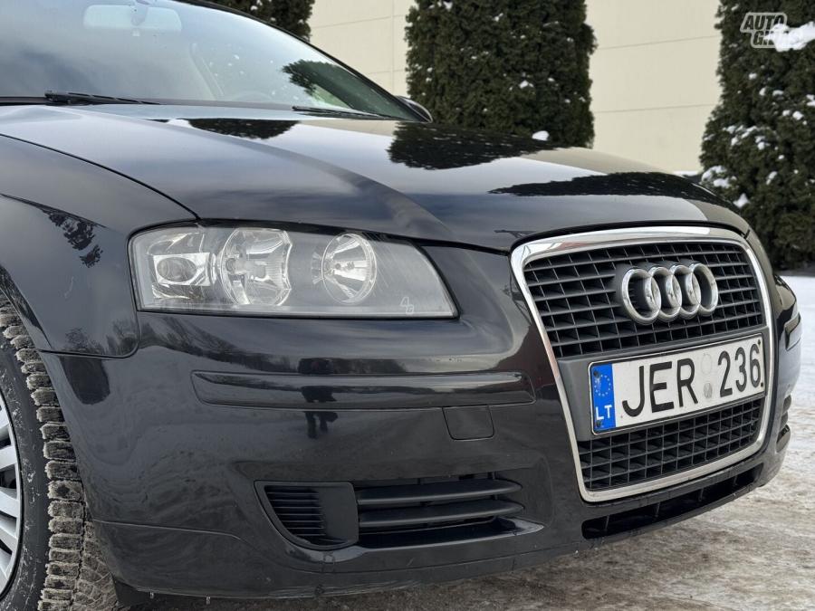 Black Audi A3 2008 in Kaisiadorys, with an engine capacity of 1.90 L and mileage of 320 thousand km for 3100 €, photo 10 on AUTOMOTO.COM.LV